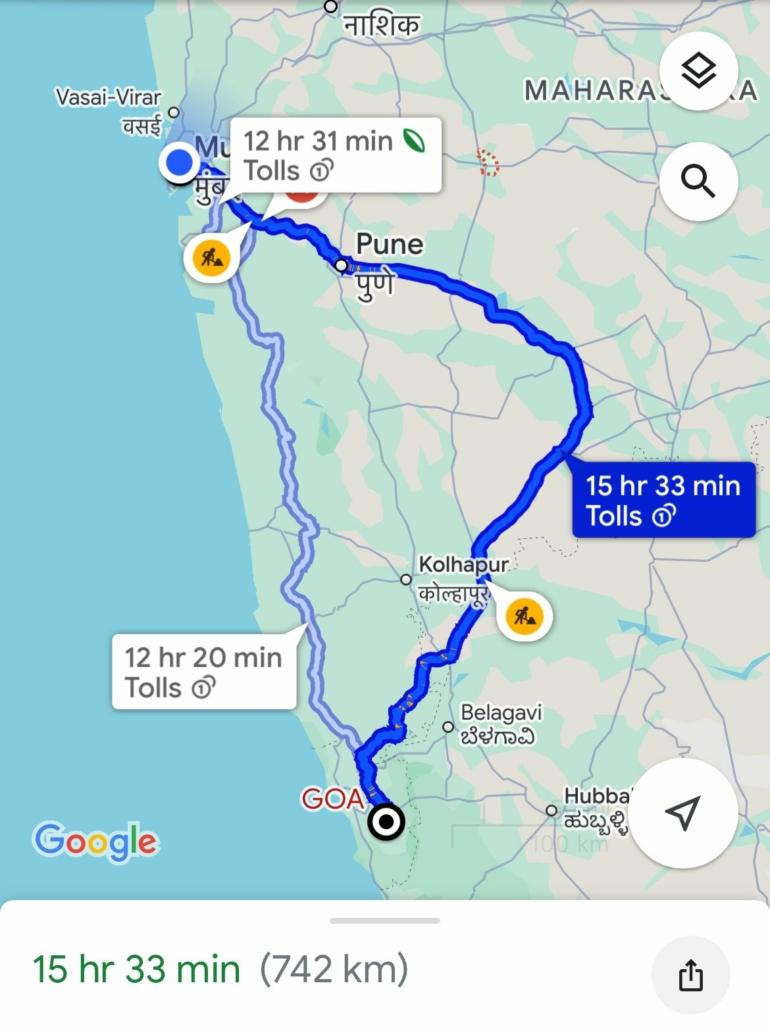 Mumbai to Goa Road Trip: Your Guide to Routes, Pit Stops & Adventures ...